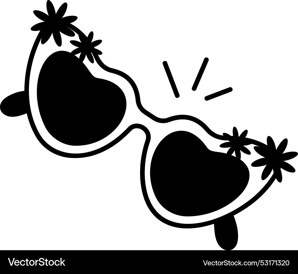 Barbie glasses Royalty Free Vector Image - VectorStock