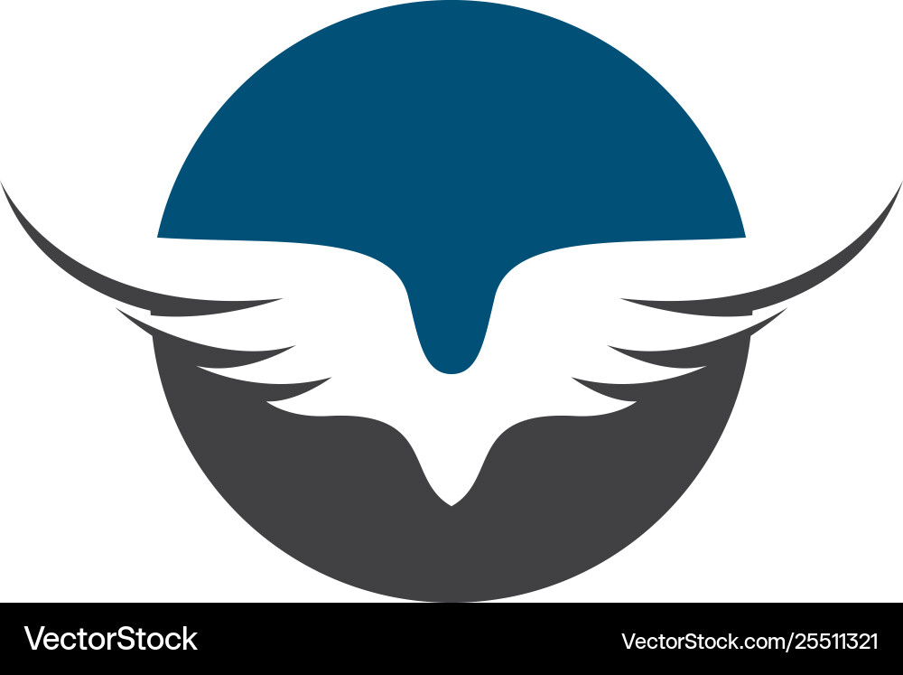Wing symbol Royalty Free Vector Image - VectorStock