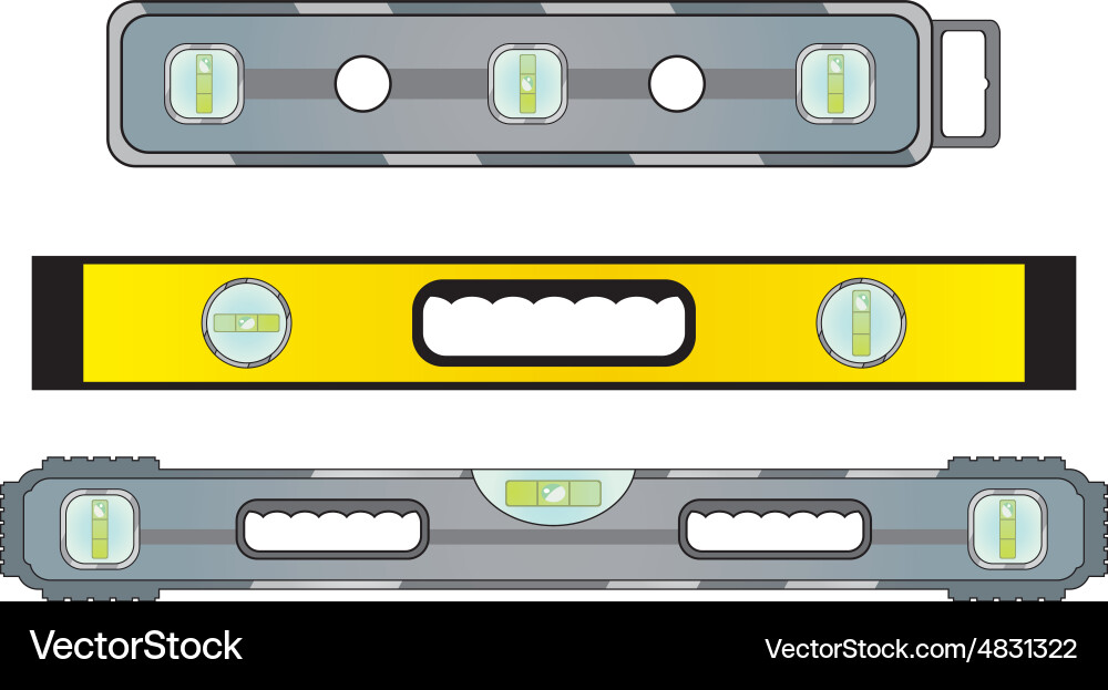 Construction line level Royalty Free Vector Image