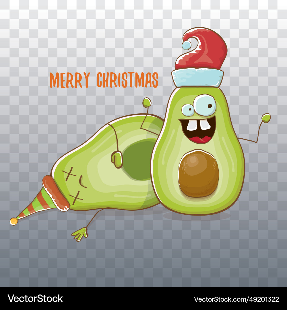 Merry christmas funky greeting card Royalty Free Vector