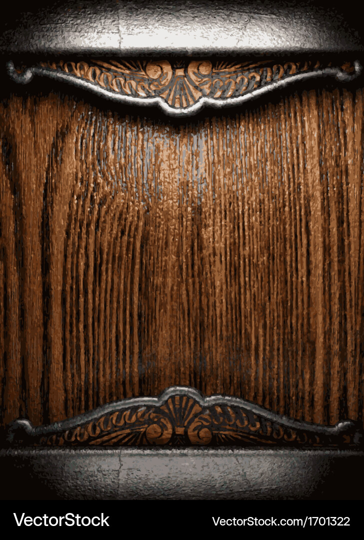 Metallic Wood Texture Background Royalty Free Vector Image