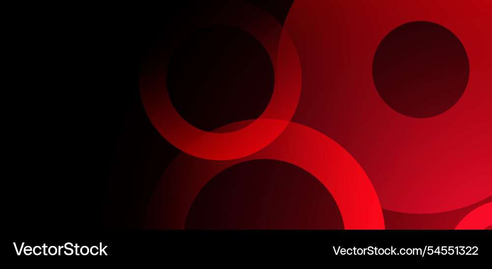 Red abstract background digital technology future Vector Image