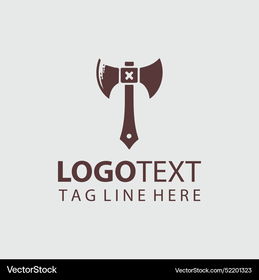 Axe logo Royalty Free Vector Image - VectorStock