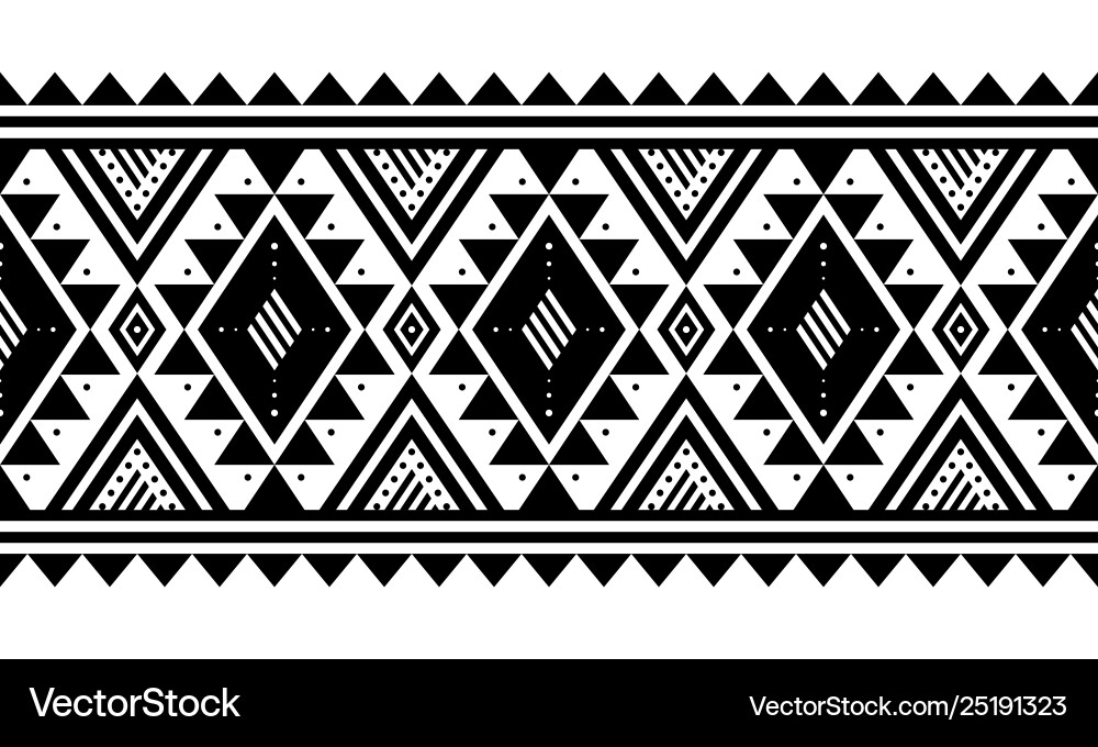 Aztec style ornament Royalty Free Vector Image