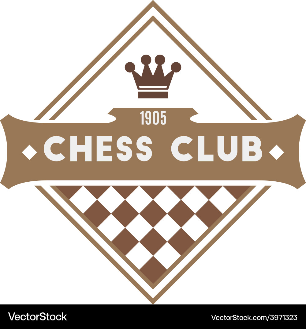 Chess club Royalty Free Vector Image - VectorStock