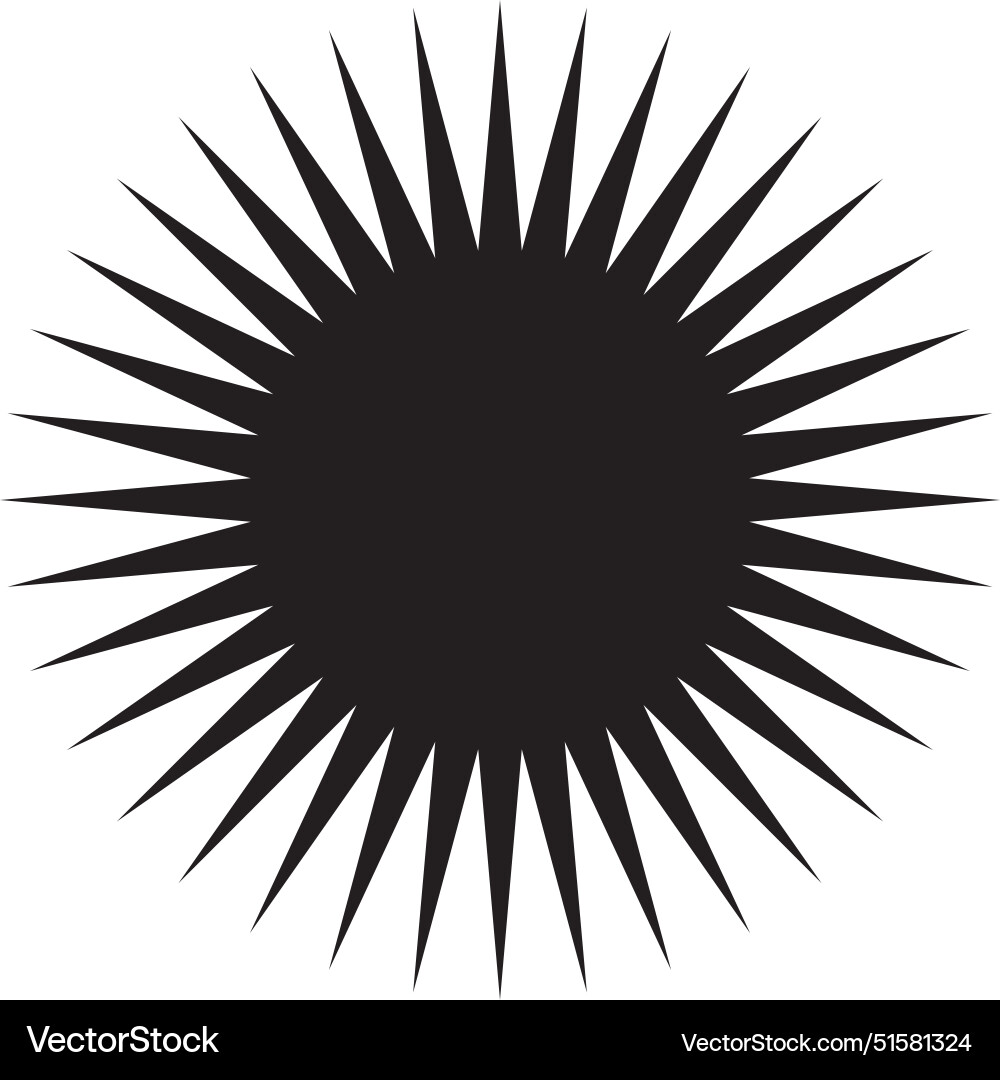 36 point star icon Royalty Free Vector Image - VectorStock