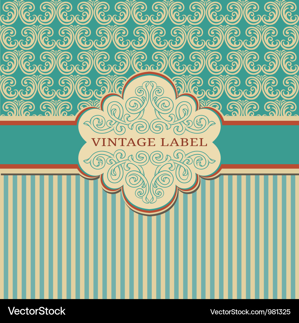 Elegant vintage frame Royalty Free Vector Image
