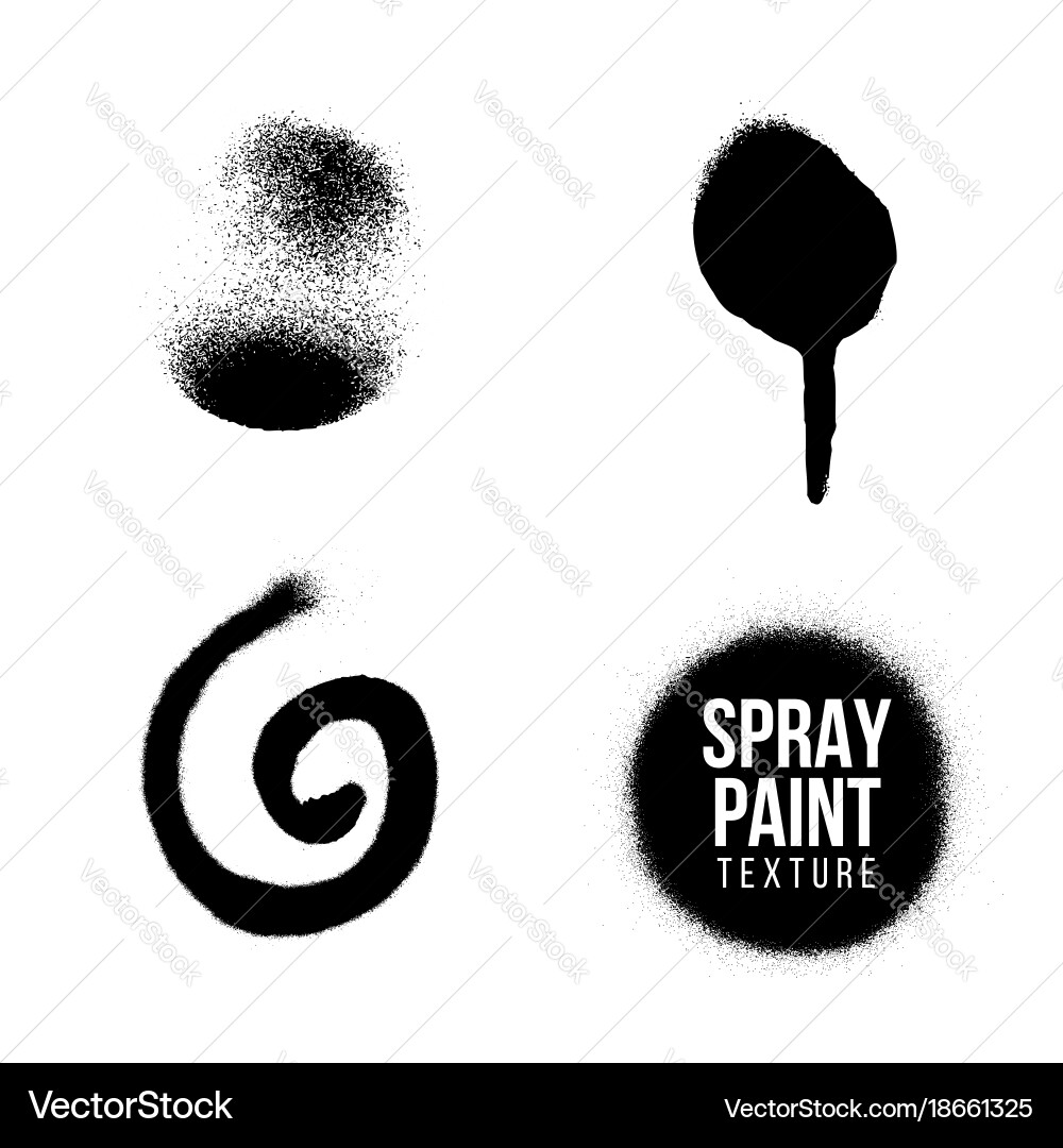 Spray paint splatter texture Royalty Free Vector Image