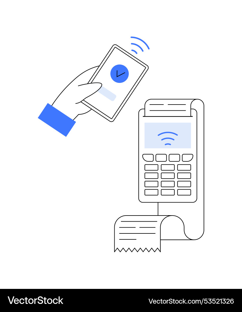 Contactless Mobile Payments Royalty Free Vector Image