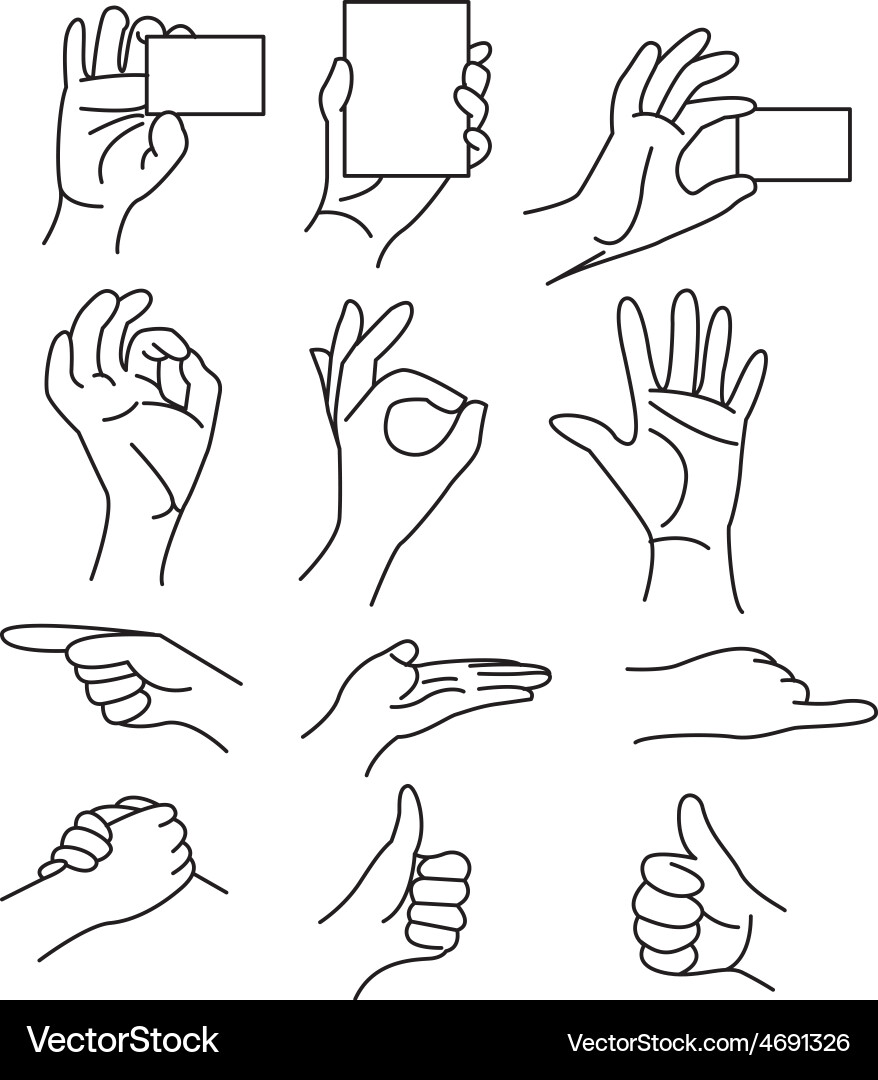 Hands Royalty Free Vector Image - VectorStock