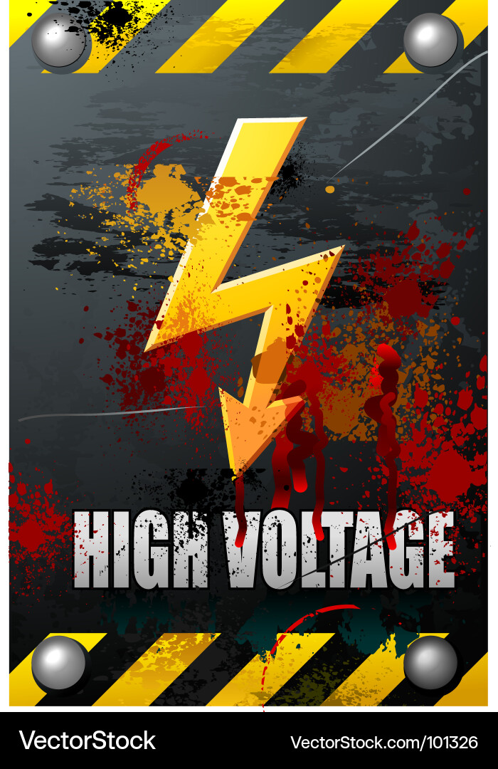 High voltage Royalty Free Vector Image - VectorStock