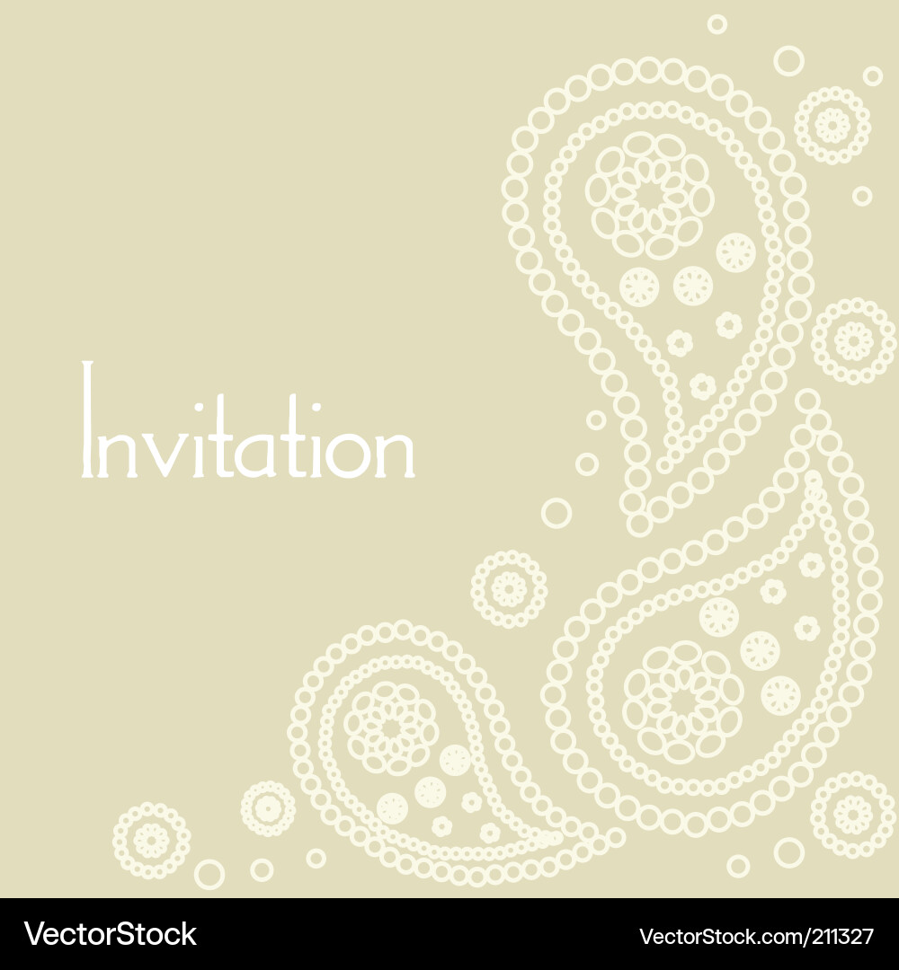 Invitation Royalty Free Vector Image - VectorStock