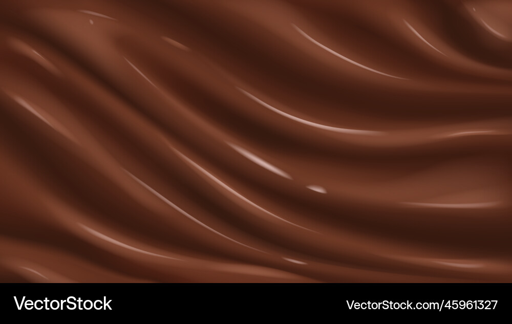 Realistic chocolate background Royalty Free Vector Image