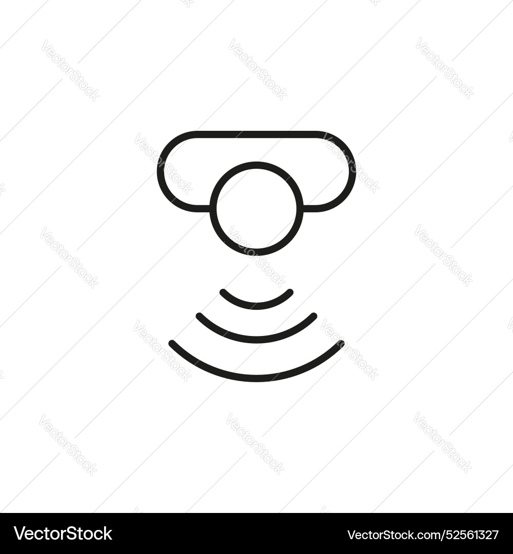 Sensor icon set on white background Royalty Free Vector