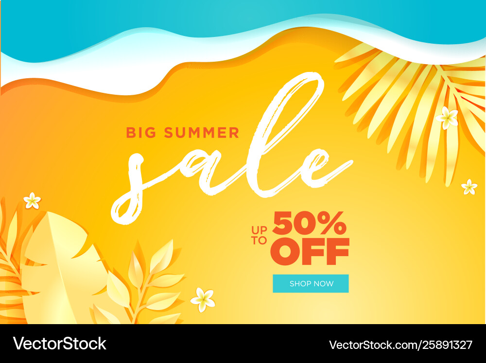 Summer sale Royalty Free Vector Image - VectorStock