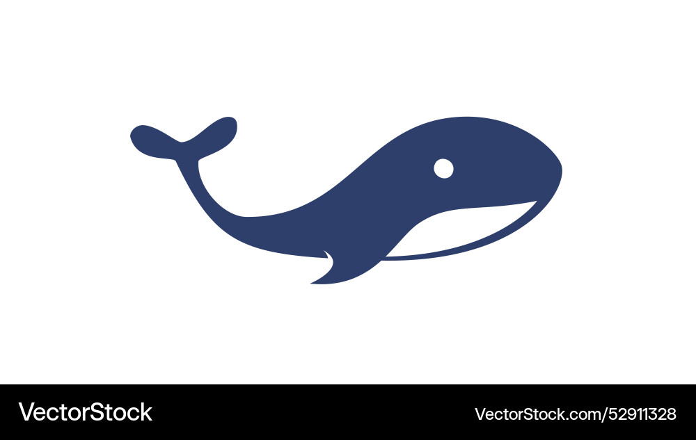 Blue whale Royalty Free Vector Image - VectorStock