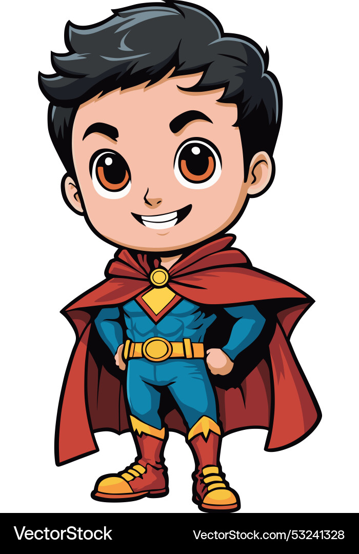 Super kid Royalty Free Vector Image - VectorStock