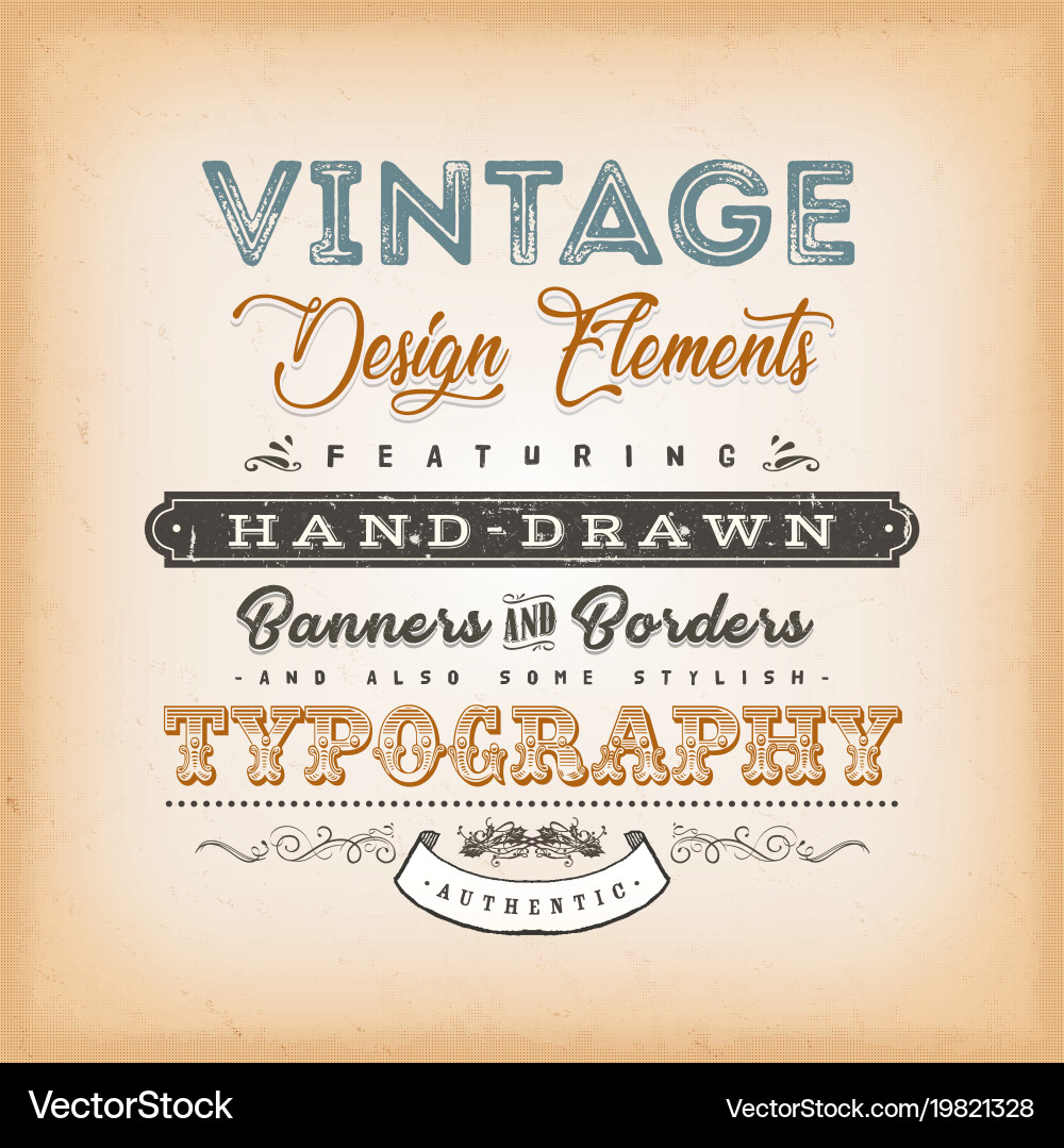 Vintage label sign Royalty Free Vector Image - VectorStock