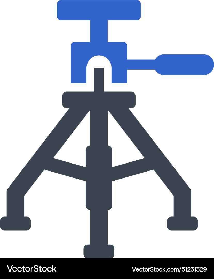 Camera tripod icon Royalty Free Vector Image - VectorStock