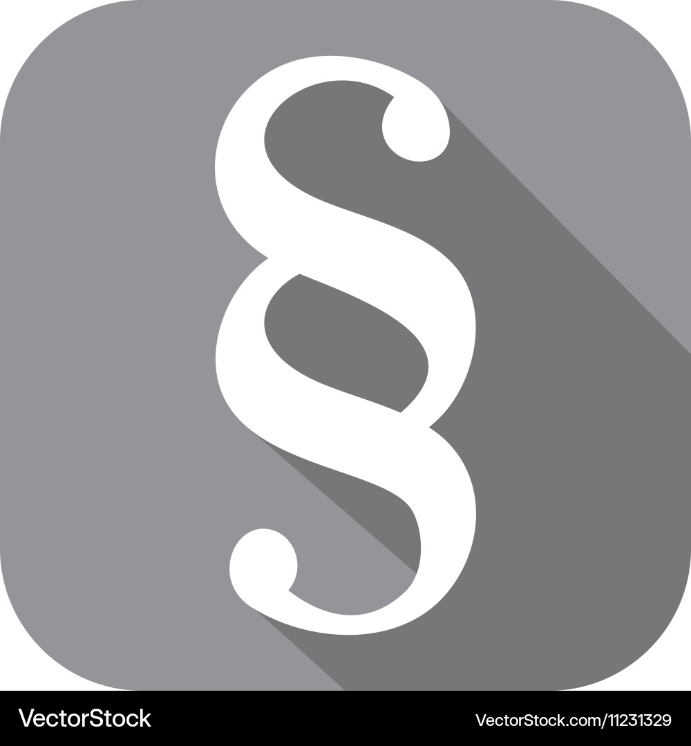 Paragraph Sign Icon - Legal & Formal Vector Image