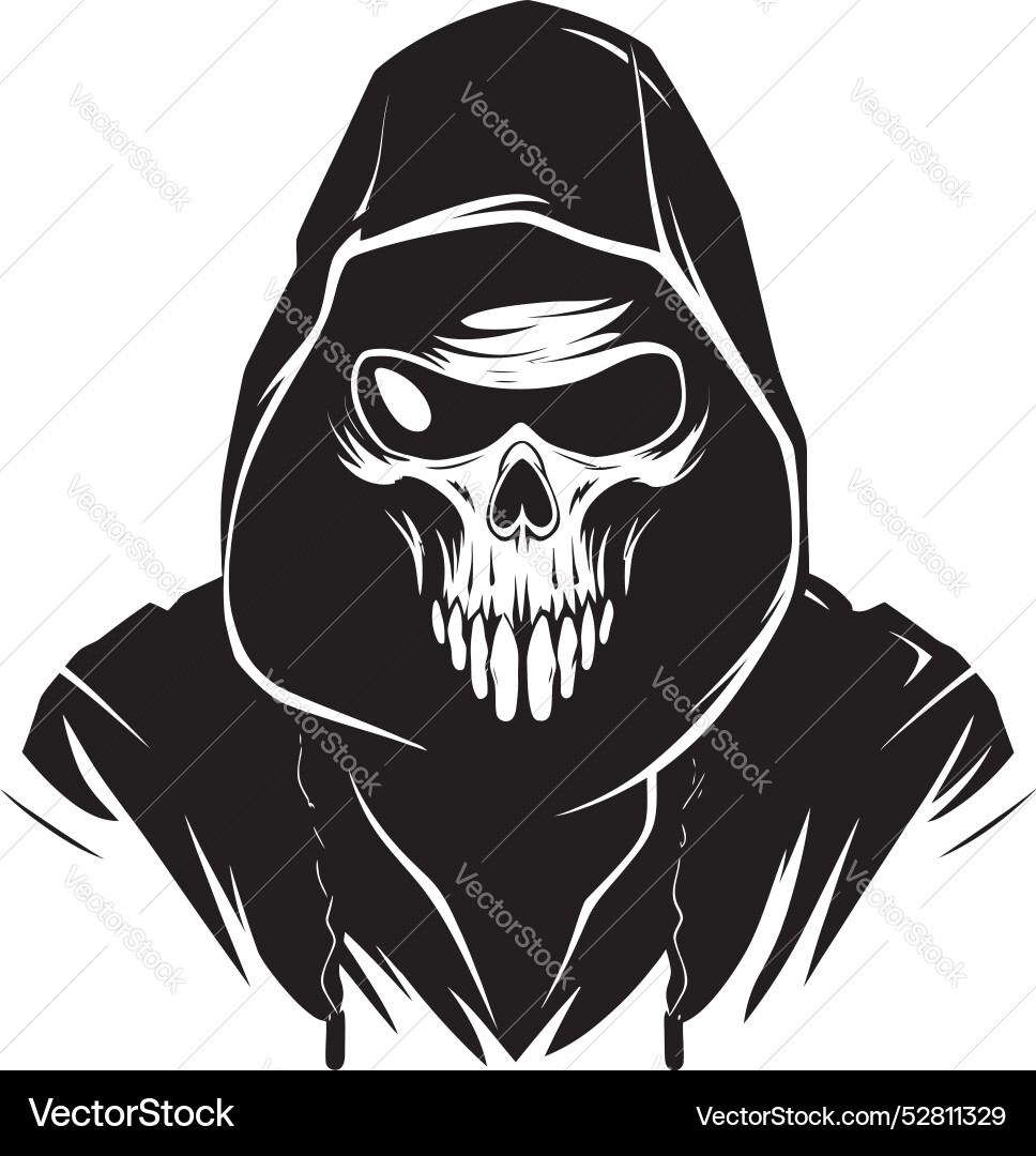 Shadow reaper sunglasses logo design stylish Vector Image