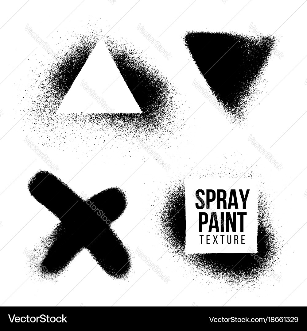 Spray paint splatter texture Royalty Free Vector Image