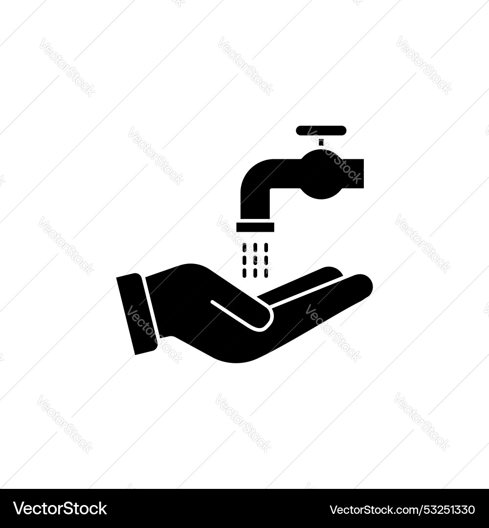 Ablution icon set ramadan wudhu symbol islamic Vector Image
