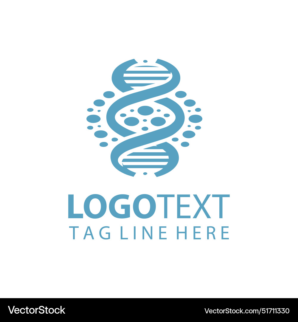 Dna logo Royalty Free Vector Image - VectorStock