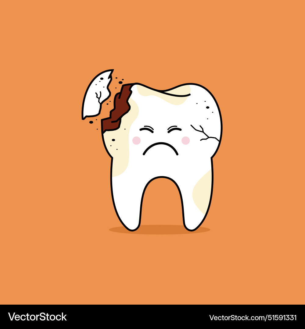 Bad teeth design Royalty Free Vector Image - VectorStock