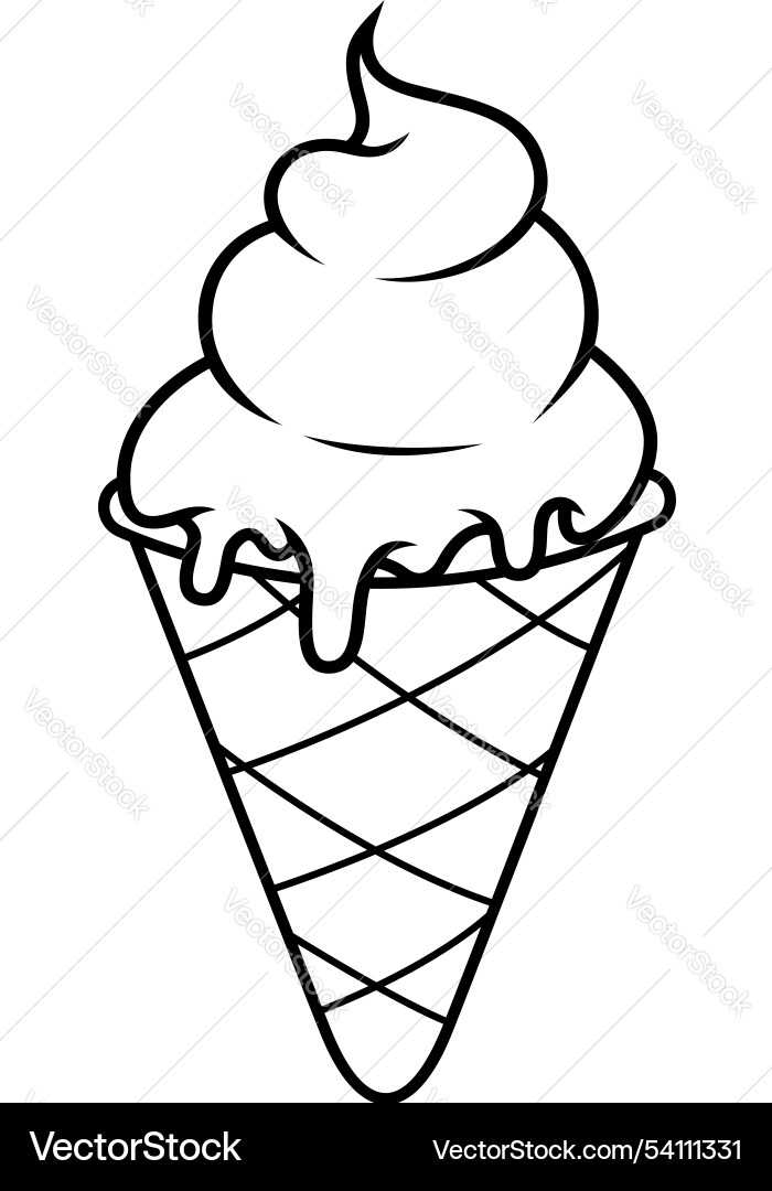 Ein Eis-Design-Element für Logo-Zeichen Emblem Vektorbild