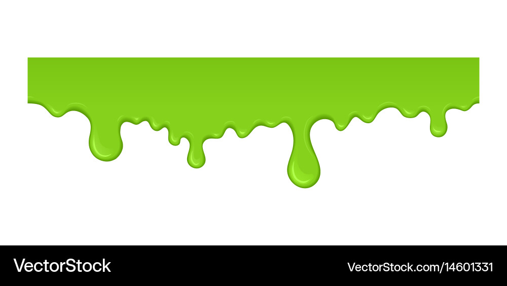 Radioactive Slime Drops Royalty Free Vector Image