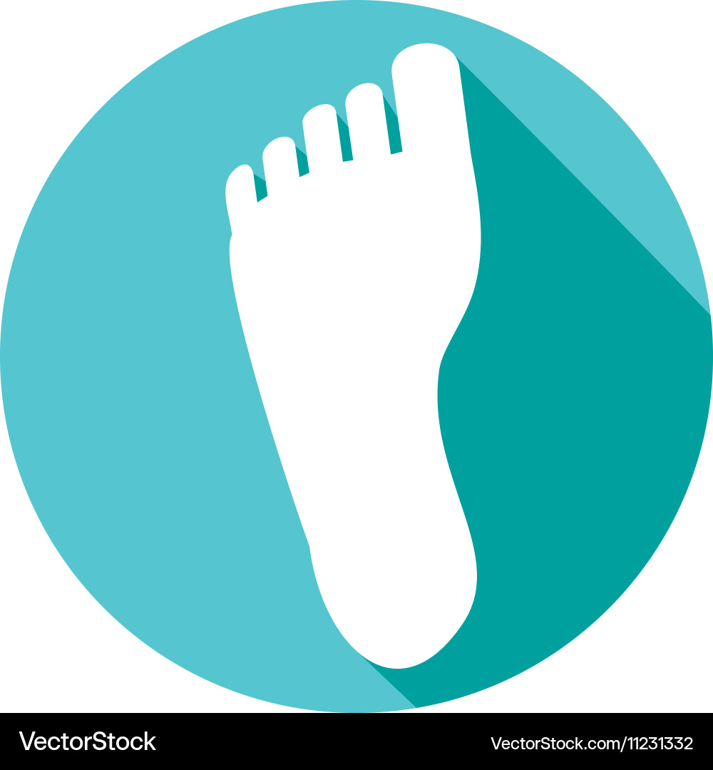 Human foot icon Royalty Free Vector Image - VectorStock