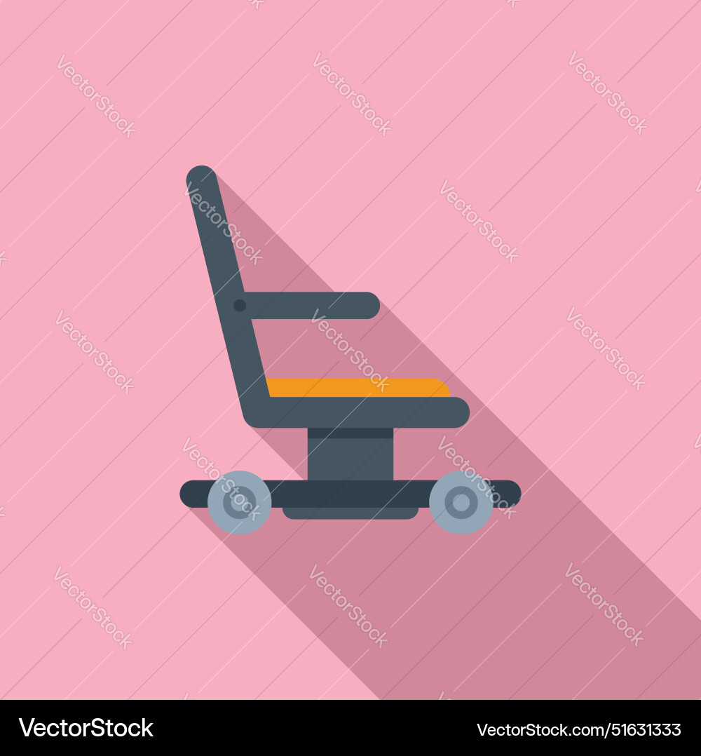 Electric wheelchair icon representing mobility Vector Image
