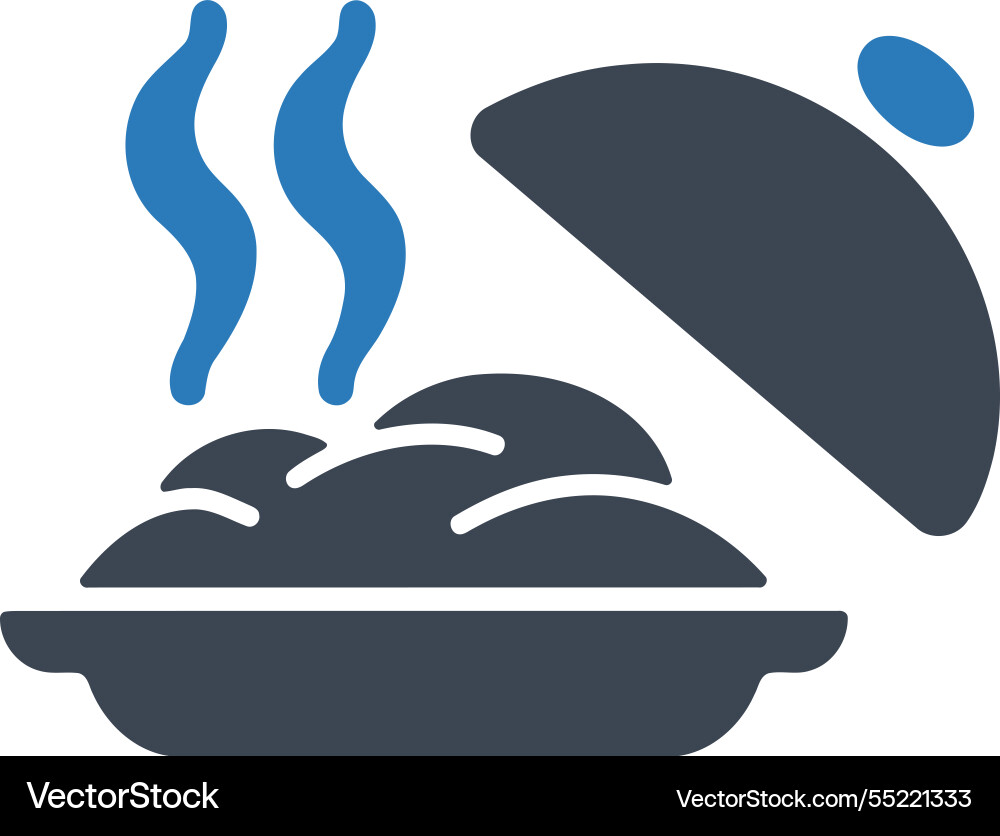 Food platter icon Royalty Free Vector Image - VectorStock