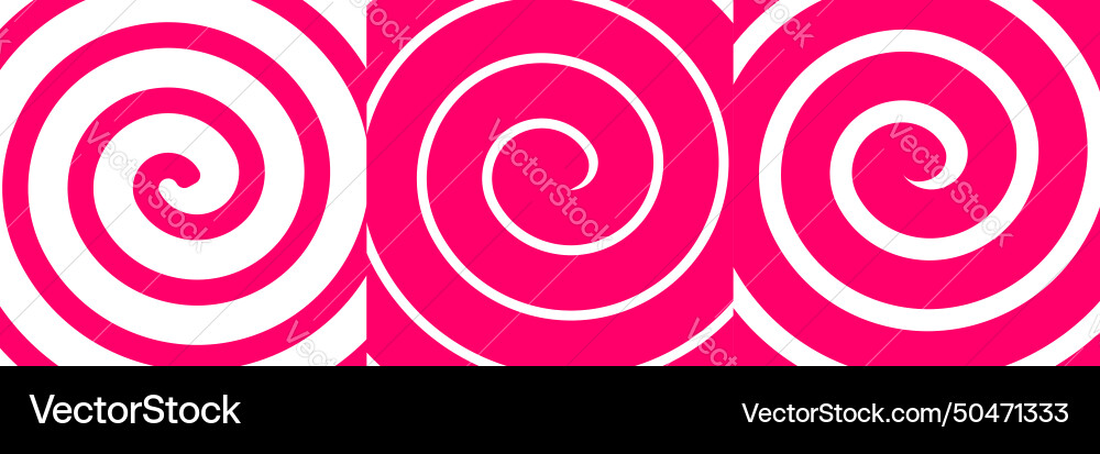 Spiral vortex swirl candy sweet red white twist Vector Image