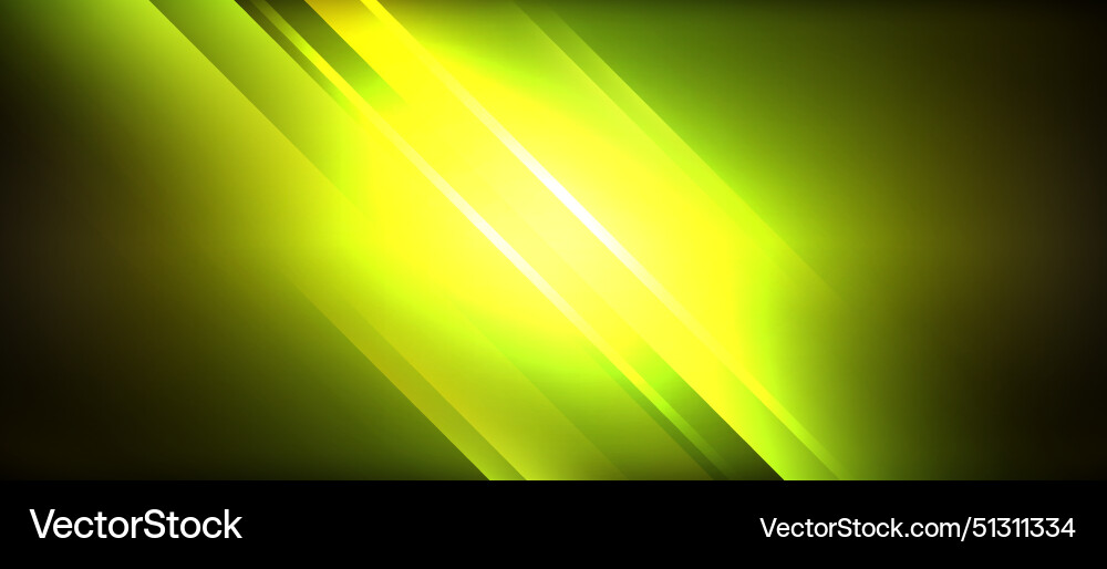 Electric blue line pierces through darkness Vector Image