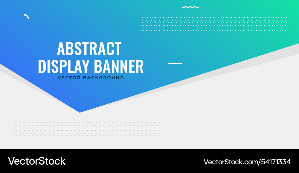 Elegant web blue banner design Royalty Free Vector Image