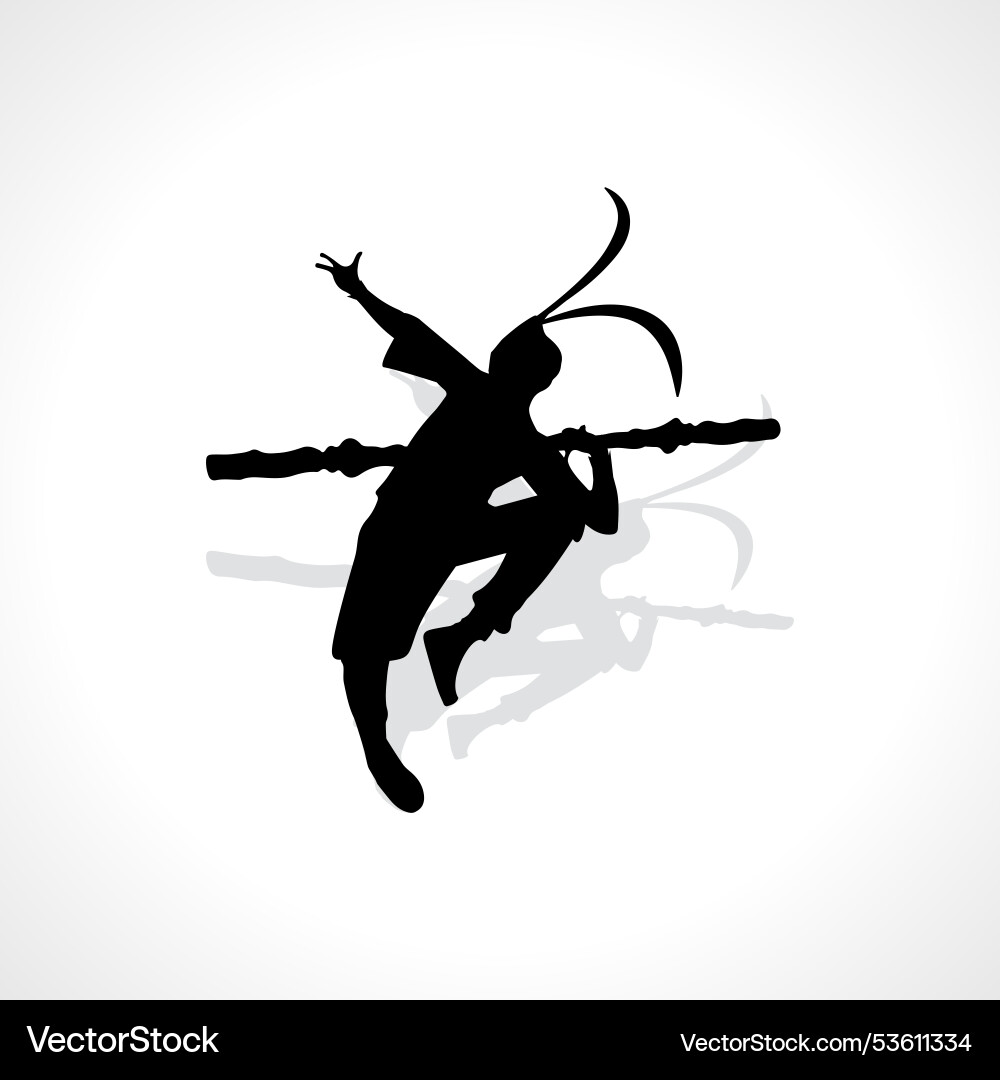 Silhouettes of wukong Royalty Free Vector Image
