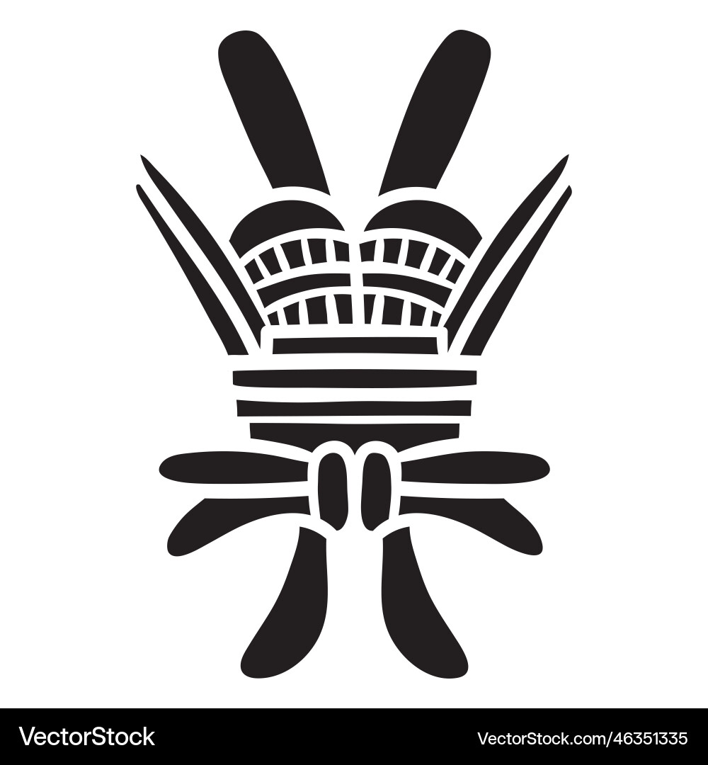 Aztec civilization symbol Royalty Free Vector Image