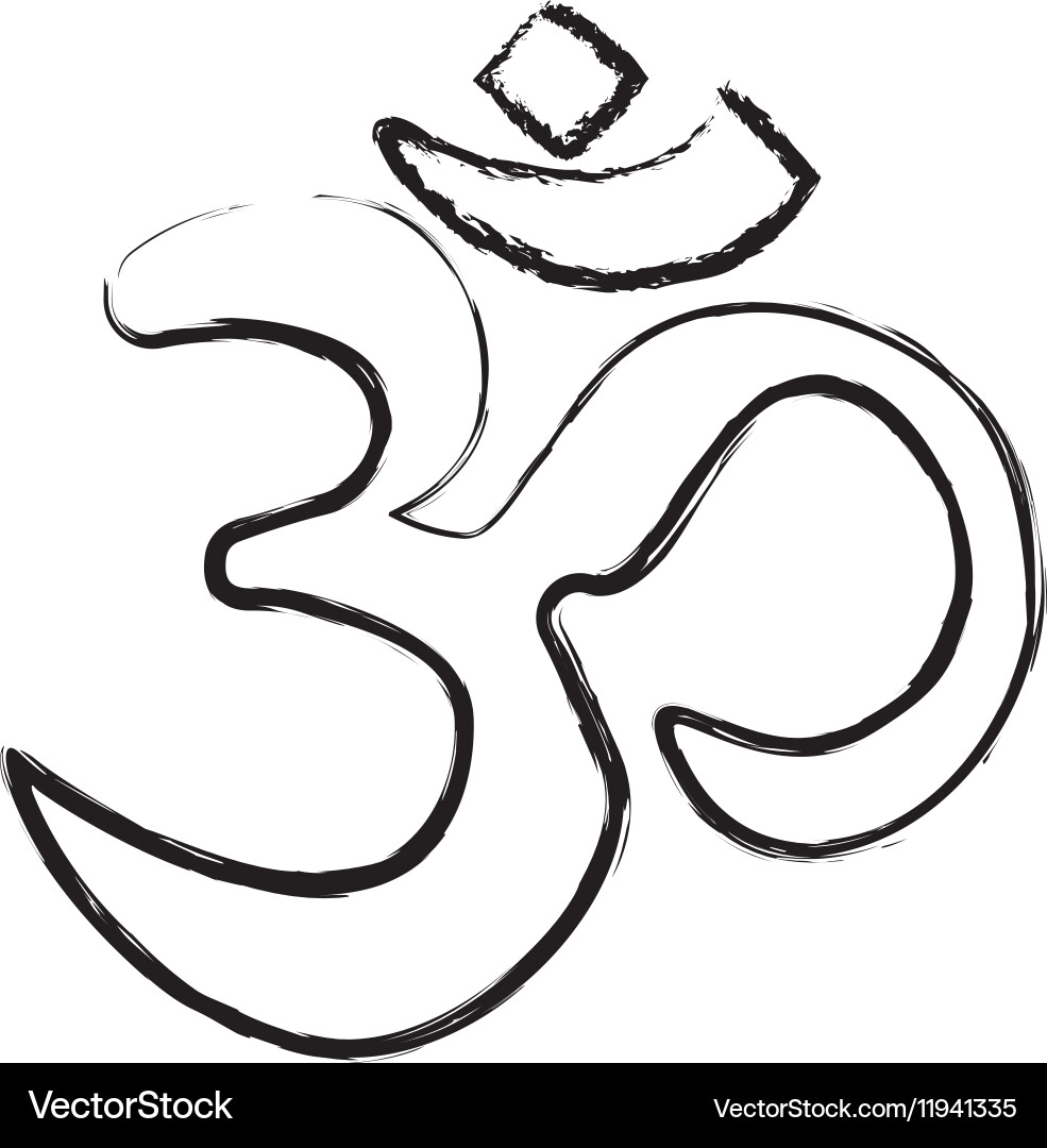 If hinduism symbol Royalty Free Vector Image - VectorStock