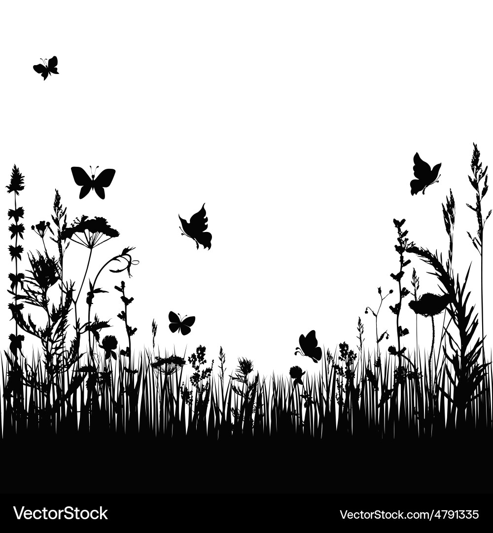 Meadow Royalty Free Vector Image - VectorStock