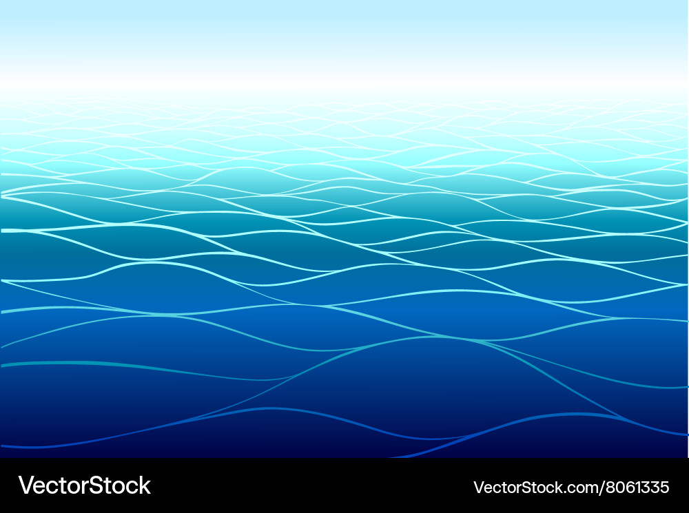 Seamless horizontal sea background Royalty Free Vector Image