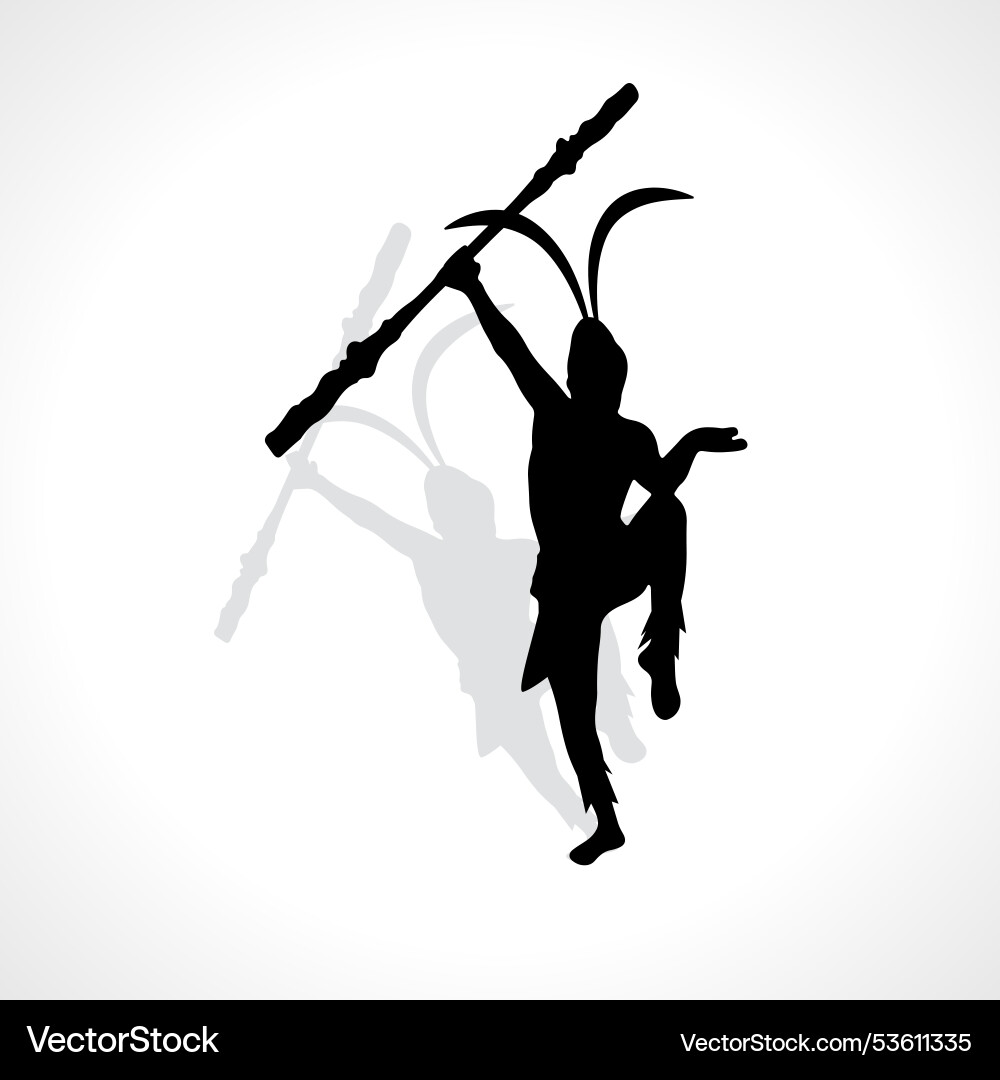Silhouettes of wukong Royalty Free Vector Image