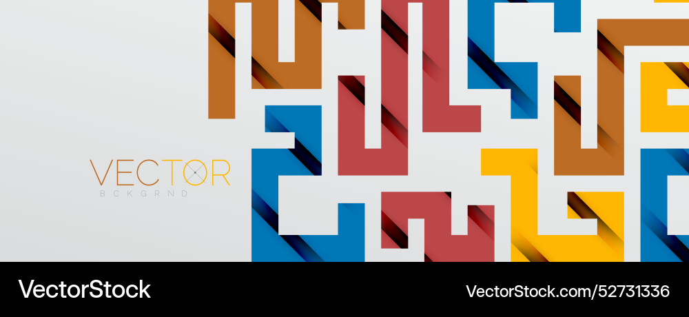 Color bend lines with shadow texture effect Vector Image