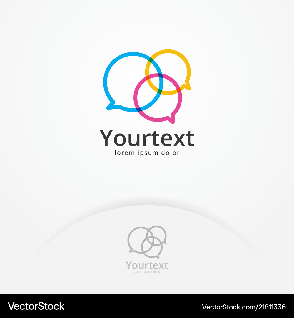 Communication logo Royalty Free Vector Image - VectorStock