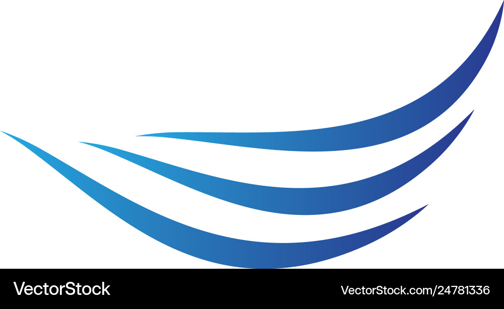 Wave symbol Royalty Free Vector Image - VectorStock