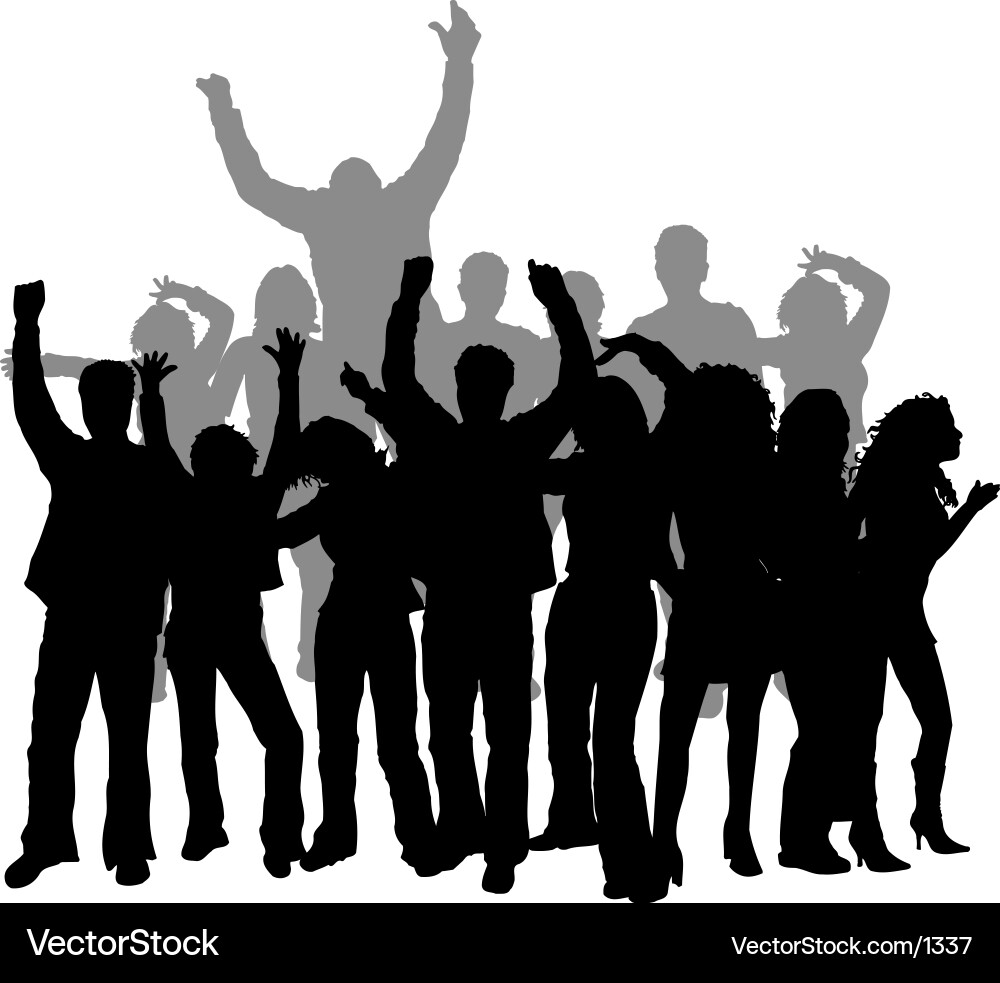 Disco dancing Royalty Free Vector Image - VectorStock