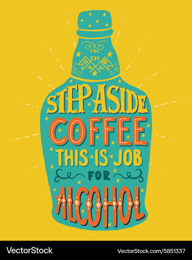 Hand- drawn lettering Royalty Free Vector Image