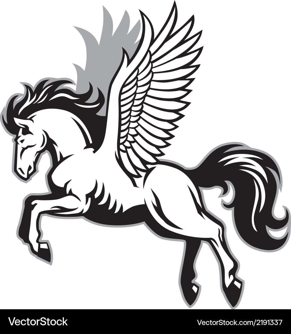 Pegasus Royalty Free Vector Image - VectorStock