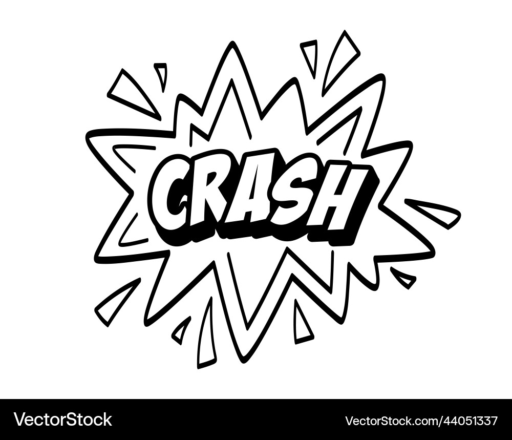 Retro explosion for comics Royalty Free Vector Image